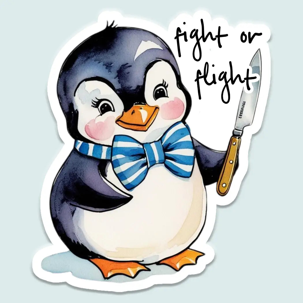 Fight or Flight Sticker – Peace by Piece Co.
