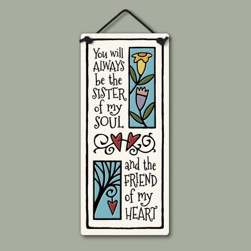 Sister of My Soul Clay Tile – Peace by Piece Co.