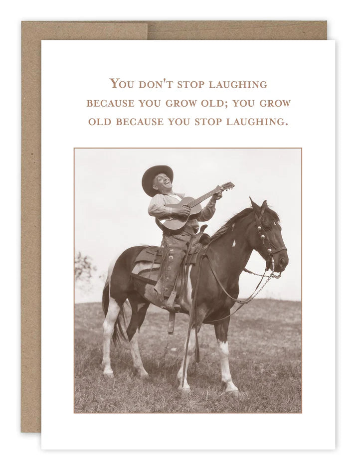 Don't Stop Laughing Card – Peace by Piece Co.