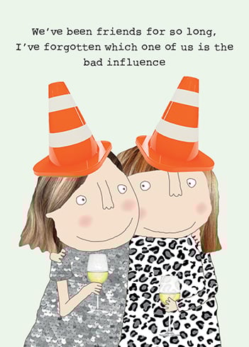 Bad Influence Card – Peace by Piece Co.