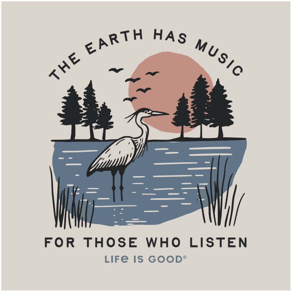Earth Has Music Tee Putty – Peace by Piece Co.