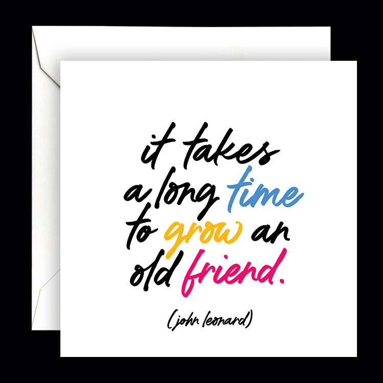 Grow An Old Friend Card – Peace by Piece Co.